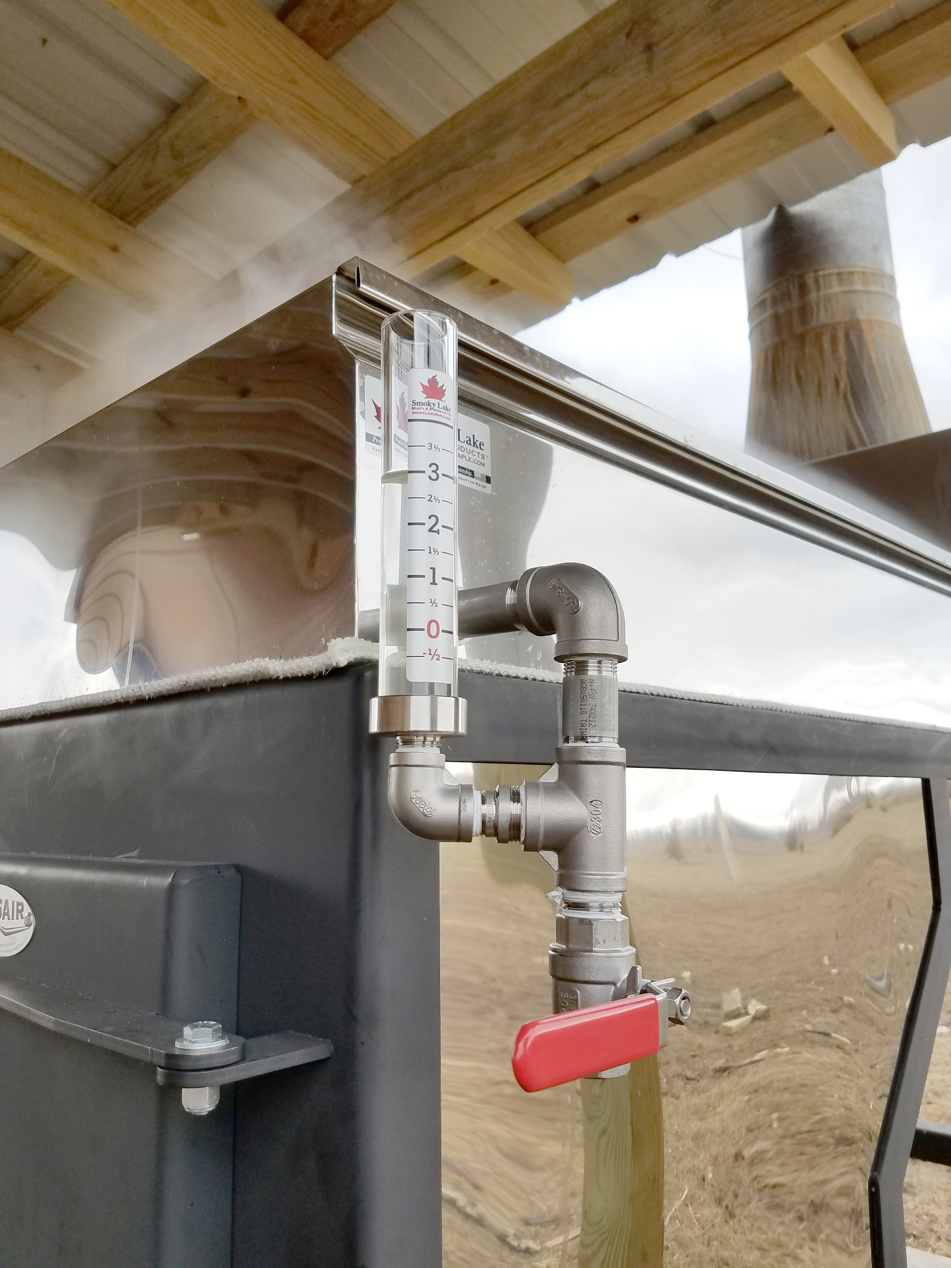 Maple Evaporator Sight Glass by Smoky Lake Maple