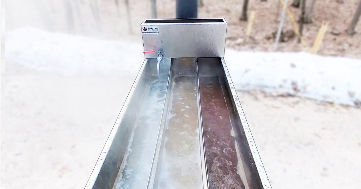 How Does A Divided Pan Work? - Smoky Lake Maple Products, LLC