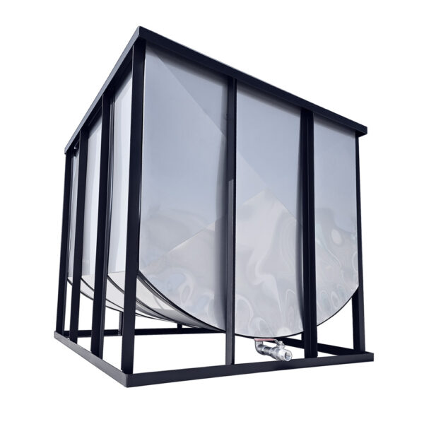 Round Bottom Bulk Tank with Stand | Smoky Lake Maple Products, LLC