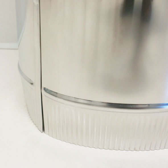 Stack Pipe, Stainless Steel, 2' length, 10" diameter | Smoky Lake Maple ...