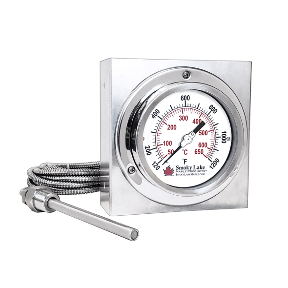 Stack Temperature Thermometer - 4" Dial | Smoky Lake Maple Products, LLC