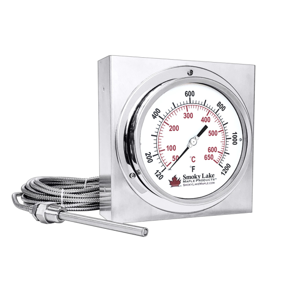 Stack Temperature Thermometer, 6" Dial | Smoky Lake Maple Products, LLC