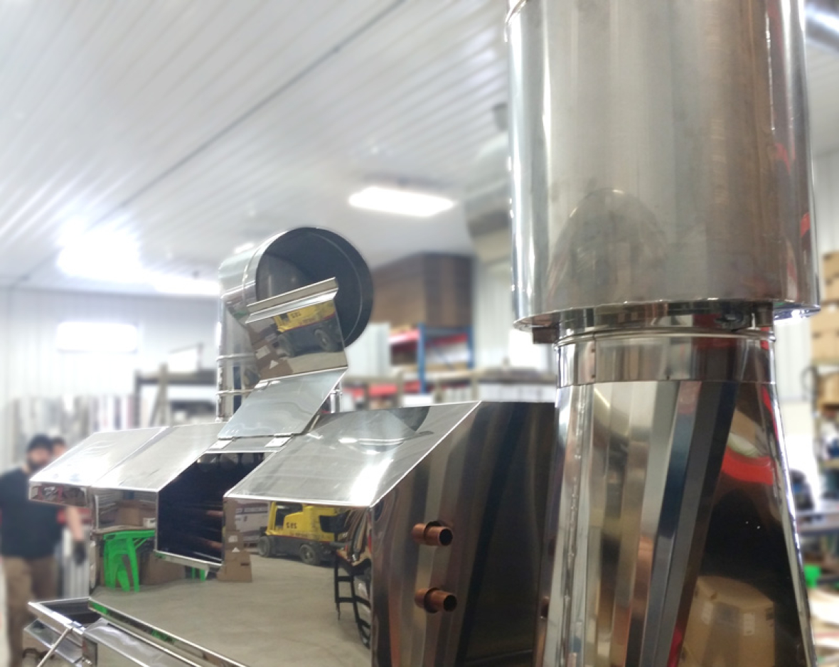 Concentric Exhaust System | Smoky Lake Maple Products, LLC