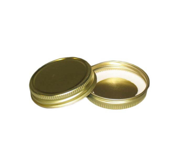 48mm Metal Caps, GOLD | Smoky Lake Maple Products, LLC