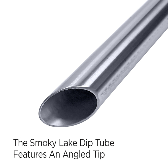 Dip Tube, 36" Length with 45º Cut End and 1/2"NPT Female Fitting ...