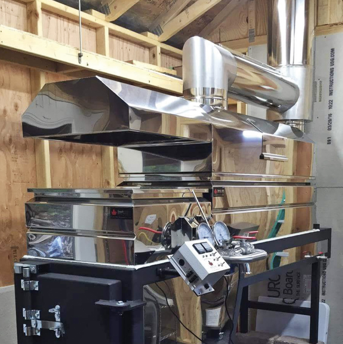 10/14 Concentric Exhaust System (10" Smoke Pipe) | Smoky Lake Maple ...