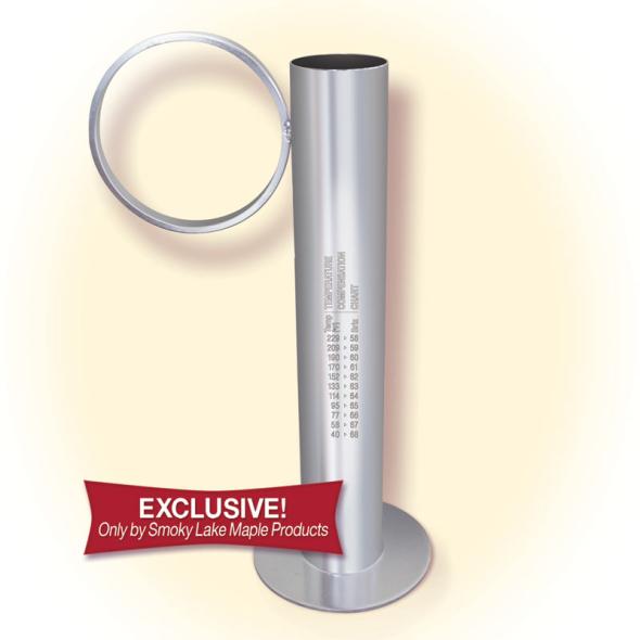 Test Cup w/ Compensation Chart - Smoky Lake Maple Products, LLC