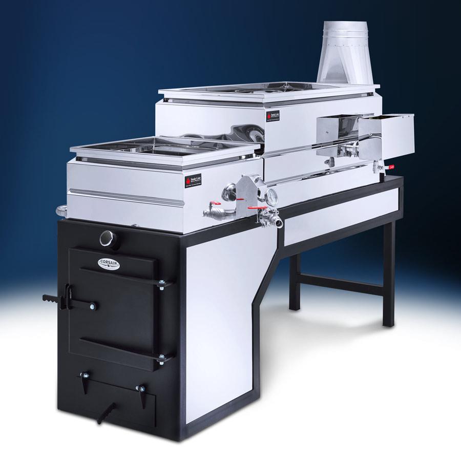 Inlet Float Box (For Standard, 2'-Wide Pan Sets) - Smoky Lake Maple ...