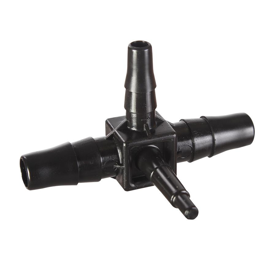 T-Connector (5/16" Lateral Line to 3/16" Drop Line) - Smoky Lake Maple ...