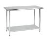 24" x 48" Work Table with Shelf | Smoky Lake Maple Products, LLC