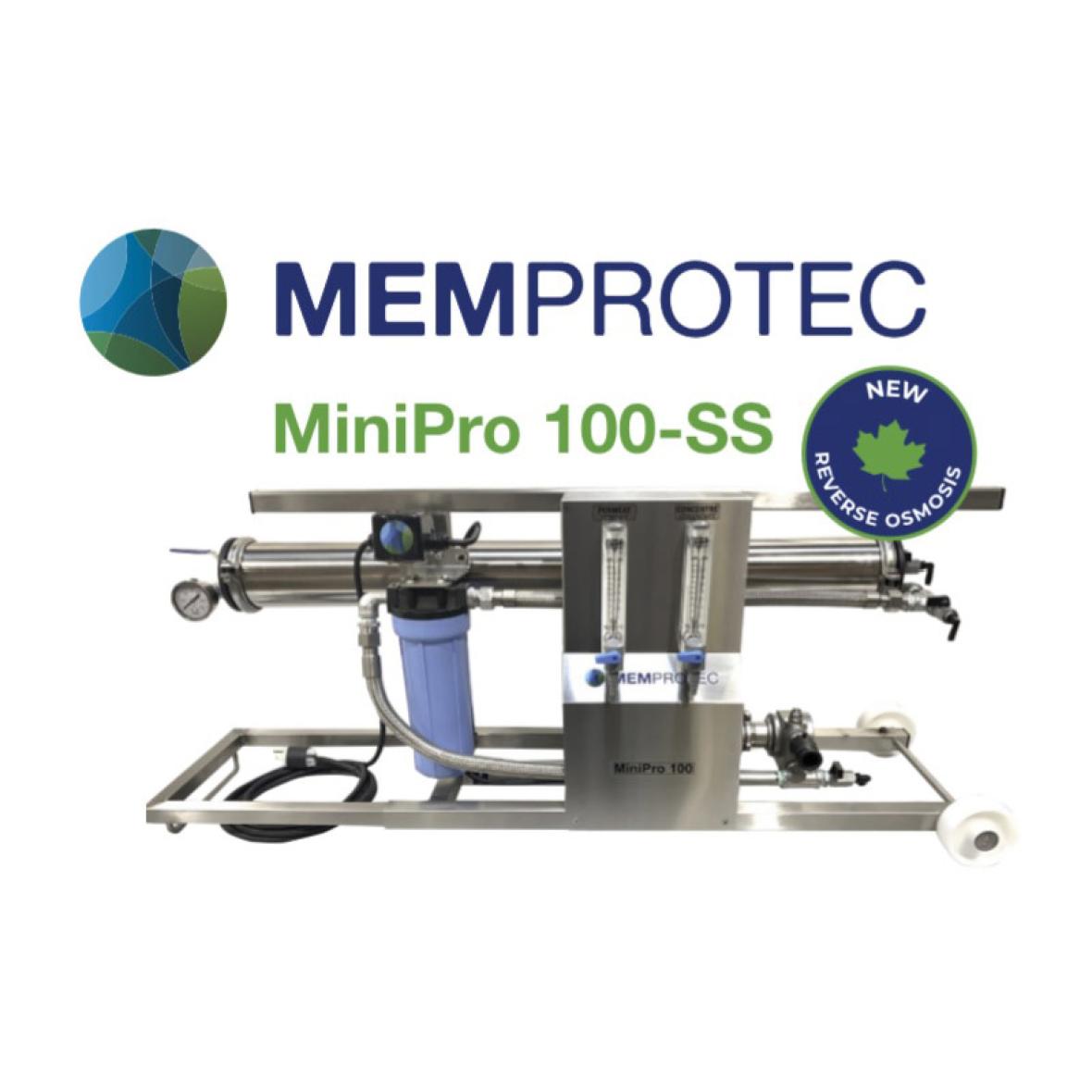 MemProtec MiniPro 100 Reverse Osmosis System w/Flowmeter Panel | Smoky ...