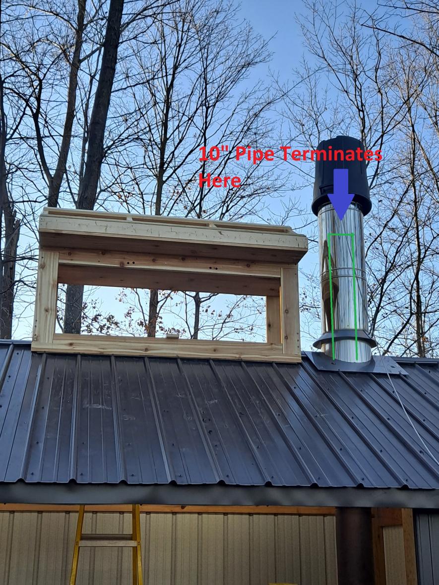 10/14 Concentric Exhaust System (10" Smoke Pipe) - Smoky Lake Maple ...