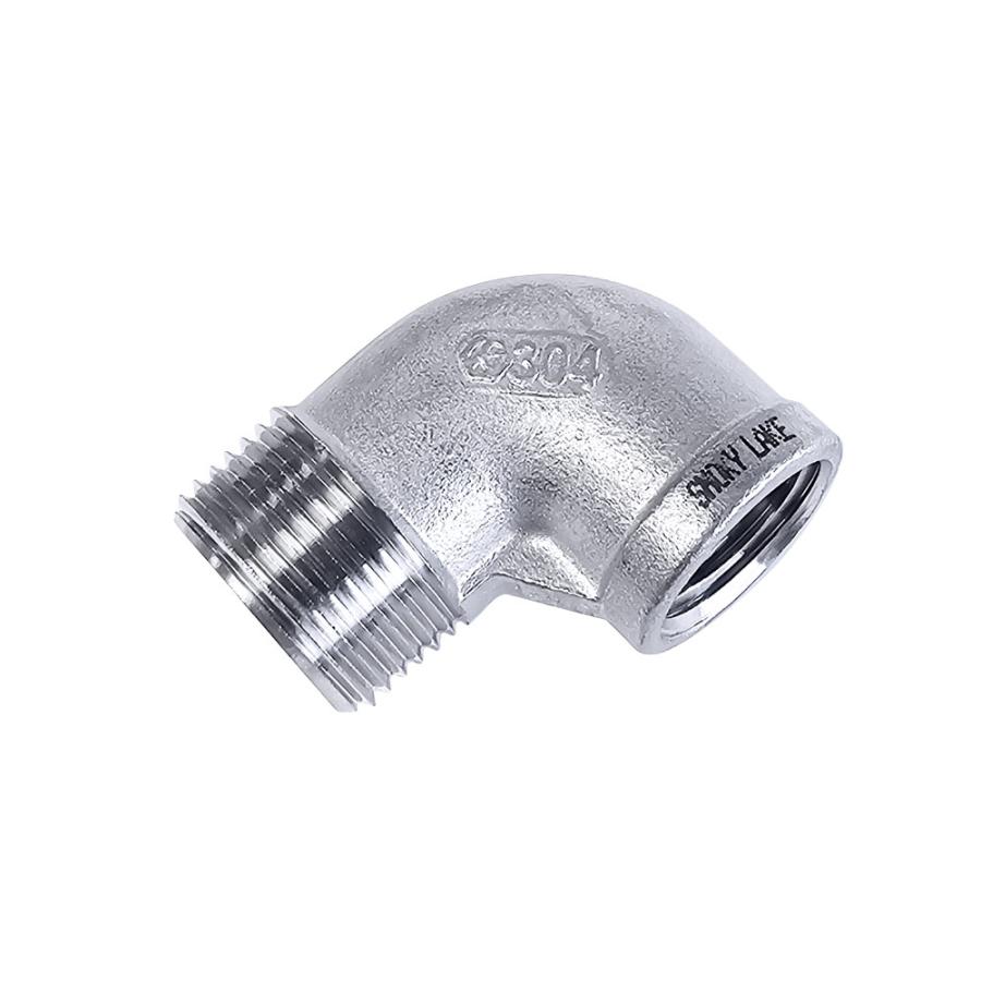 90º Street Elbow, 3/4" NPT Male to 1/2" NPT Female - Smoky Lake Maple ...